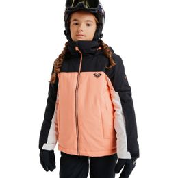 Snowboardjacke Roxy "Galaxy 10K", M&auml;dchen, Gr. 12, coral chic, Obermaterial: 55% Microfaser, 45% Microfaser;, Jacken Snowboardjacke