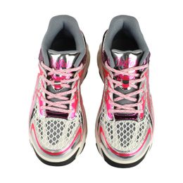 Trainingsschuh Buffalo "Buffalo SCORE TEC", Damen, Gr. 38, wei&szlig;, pink, silber, Schuhe