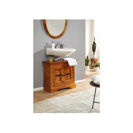 Waschbeckenunterschrank Akazie 66x30x60 honig lackiert OXFORD #01007