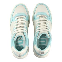 Trainingsschuh Buffalo "Buffalo Buffalo RSE V2 - Vegan Nappa/Nubuck", Damen, Gr. 37, grau, aqua, Kunstfaser, unifarben, Schuhe