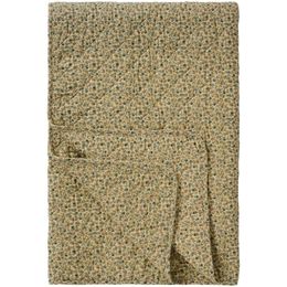 IB Laursen Quilt Creme mit Blauen und Rosa Blumen 180 x 130 cm skandinavische Deko Online Shop