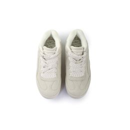 Trainingsschuh Buffalo "Buffalo One -Vegan Nubuck/Nappa", Damen, Gr. 36, cream, wei&szlig;, Polyurethan, unifarben, Schuhe