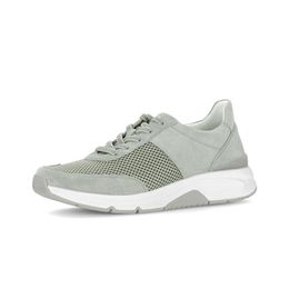 Sneaker Gabor "Sneaker low", Damen, Gr. 35,5, grau (gr&uuml;n), Schuhe Sneaker