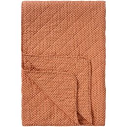 IB Laursen Quilt Oranges Blockmuster aus Baumwolle 180 x 130 cm skandinavische Deko Online Shop