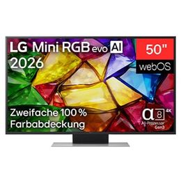 LG 50&Prime;&Prime; Mini RGB evo AI MRGB87B 4K Smart TV 2026 50MRGB87B9B
