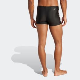 Badehose adidas Performance "BIG BARS BOXER", Herren, Gr. 4 (S), N-Gr, schwarz, Obermaterial: 78% Polyamid, 22% Elasthan, Badehosen Badehose