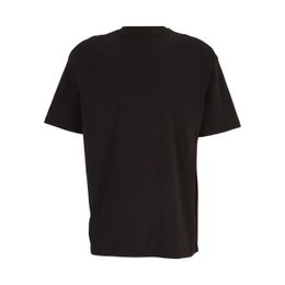 T-Shirt DROPSIZE "Dropsize Heavy Regular Fit T-Shirt", Damen, Gr. M, schwarz, 100% Baumwolle, bedruckt, oversize, Rundhals, Shirts T-Shirt