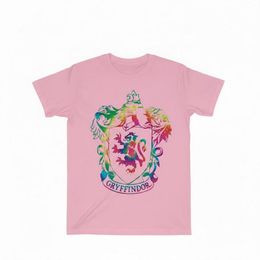 Harry Potter - "Gryffindor" T-Shirt f&uuml;r M&auml;dchen (Babyrosa)