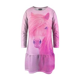 Mr. Gugu & Miss Go "Pink Horse" Langarmkleid