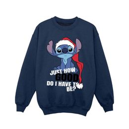 Disney - "Lilo & Stitch Just How Good" Sweatshirt f&uuml;r M&auml;dchen (Marineblau)