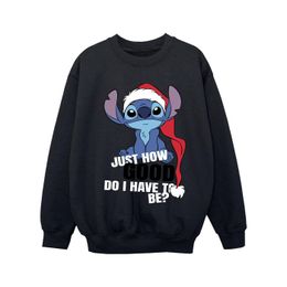 Disney - "Lilo & Stitch Just How Good" Sweatshirt f&uuml;r M&auml;dchen (Schwarz)