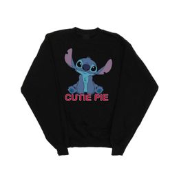 Disney - "Lilo And Stitch Stitch Cutie Pie" Sweatshirt f&uuml;r M&auml;dchen (Schwarz)