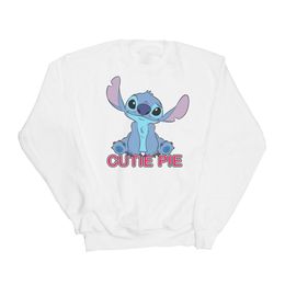 Disney - "Lilo And Stitch Stitch Cutie Pie" Sweatshirt f&uuml;r M&auml;dchen (Wei&szlig;)