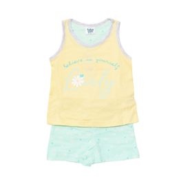 Sommerpyjama mit breiten Tr&auml;gern 22117075 M&auml;dchen