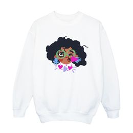 Disney - "Encanto" Sweatshirt f&uuml;r M&auml;dchen (Wei&szlig;)