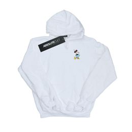 Disney - "Minnie Mouse Kick Chest" Kapuzenpullover f&uuml;r Damen (Wei&szlig;)