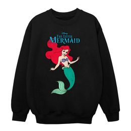 Disney - "The Little Mermaid" Sweatshirt f&uuml;r M&auml;dchen (Schwarz)