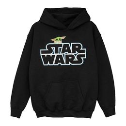 Star Wars - "The Mandalorian The Child" Kapuzenpullover f&uuml;r M&auml;dchen (Schwarz)