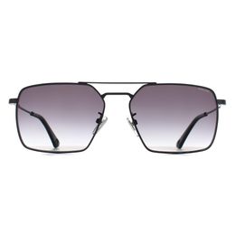 Police SPLL07 Origins Lite 15 0568 gl&auml;nzende Sonnenbrille mit Farbverlauf in Gunmetalgrau