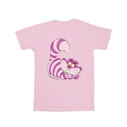 Disney - "Alice In Wonderland Cheshire Cat" T-Shirt f&uuml;r M&auml;dchen (Babyrosa)