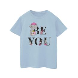 Disney - "Dumbo Be You" T-Shirt f&uuml;r M&auml;dchen (Babyblau)