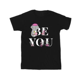 Disney - "Dumbo Be You" T-Shirt f&uuml;r M&auml;dchen (Schwarz)