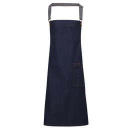 Premier District Sch&uuml;rze mit Latz (Indigo Denim)