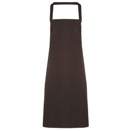 Premier Ladies/Womens Slim Apron (ohne Tasche) (2er-Pack) (Braun)
