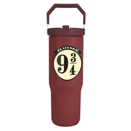 Harry Potter - Trinkbecher, Bahnsteig 9 3/4, 880 ml (Weinrot/Wei&szlig;/Schwarz)