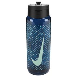 Nike - "Renew Recharge" Strohflasche, 680ml (Transparent Blue)