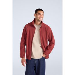 Mountain Warehouse - "Stockholm" Fleecejacke Durchgehender Rei&szlig;verschluss f&uuml;r Herren (Rot)