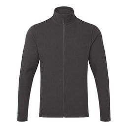 Premier Mens Recyclight Microfleece Full Zip Jacke (dunkelgrau)