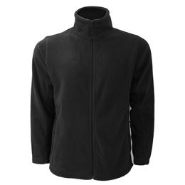 Russel Athletic Russell Mens Full Zip Outdoor Fleece Jacke (Schwarz)