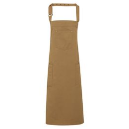 Premier Unisex Erwachsene Twill Chino Vollsch&uuml;rze (Khaki)