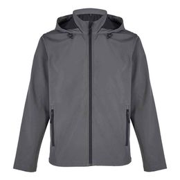 SOLS - "Race" Softshelljacke mit Kapuze f&uuml;r Herren (Holzkohle)