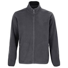 SOLS Mens Factor Recycled Fleece Jacke (Holzkohle)