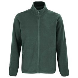 SOLS Mens Factor Recycled Fleece Jacke (Waldgr&uuml;n)