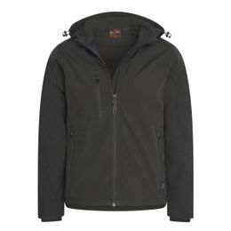 Softshell Hood Jacket Black von Cappuccino Italia in der farbe Schwarz und in gr&ouml;&szlig;e M.