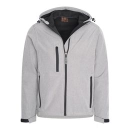 Softshell Hood Jacket Grijs von Cappuccino Italia in der farbe Grau und in gr&ouml;&szlig;e M.