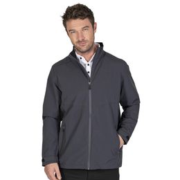 Island Green - Jacke, wasserfest f&uuml;r Herren - Emblem (Holzkohle/Schwarz)