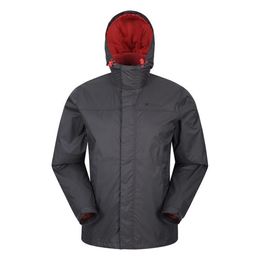 Mountain Warehouse Herren Torrent Wasserdichte Jacke (Dunkelgrau)