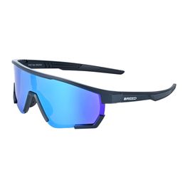 Lunettes de soleil polaris&eacute;es Breed Vega - Noir/Bleu
