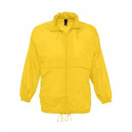 SOLS Unisex Surf Windbreaker Leichtgewichtige Jacke (Gold)