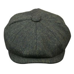 Herren Peaky Blinders Tweed Gatsby Hut