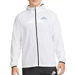 Schlichte, superleichte wei&szlig;e Jacke von Nike