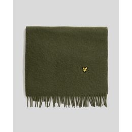 Lyle & Scott Lyle & Scott Schal aus Lammwollmischung - Gr&uuml;n