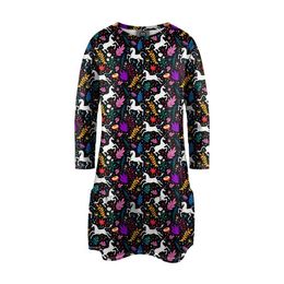 Mr. Gugu & Miss Go "Folk Unicorn" Langarmkleid