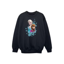 Disney - "Frozen Elsa And Anna Sisters" Sweatshirt f&uuml;r M&auml;dchen (Schwarz)
