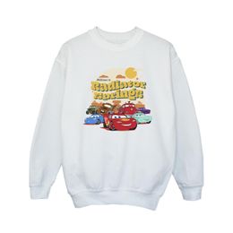 Disney - "Cars Radiator Springs Group" Sweatshirt f&uuml;r M&auml;dchen (Wei&szlig;)