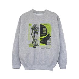 Disney - "Lightyear Buzz Tech Panel" Sweatshirt f&uuml;r M&auml;dchen (Grau)